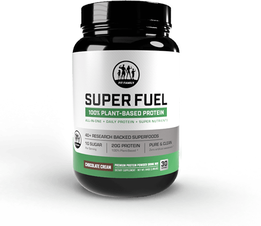 Super Fuel Chocolate Plant-Based Protein - The Fit Family Project