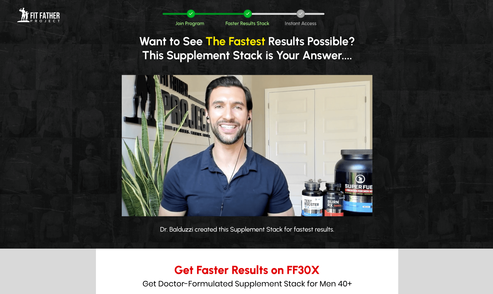 Get Faster Results | Supplements for Men 40+